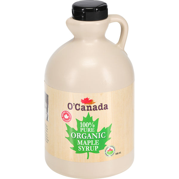 O'Canada Pure Organic Maple Syrup 946 ml - Acton International ...