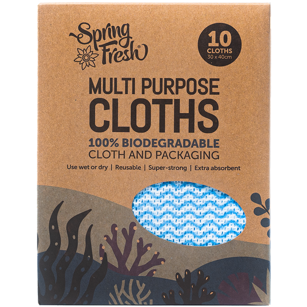 Spring Fresh Biodegradable Multi Purpose Cloth 10pk - Acton ...